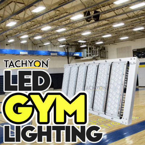 LED Gym Lights & Sports Facilities Lighting @ 100W to 1000W - TACHYON Light